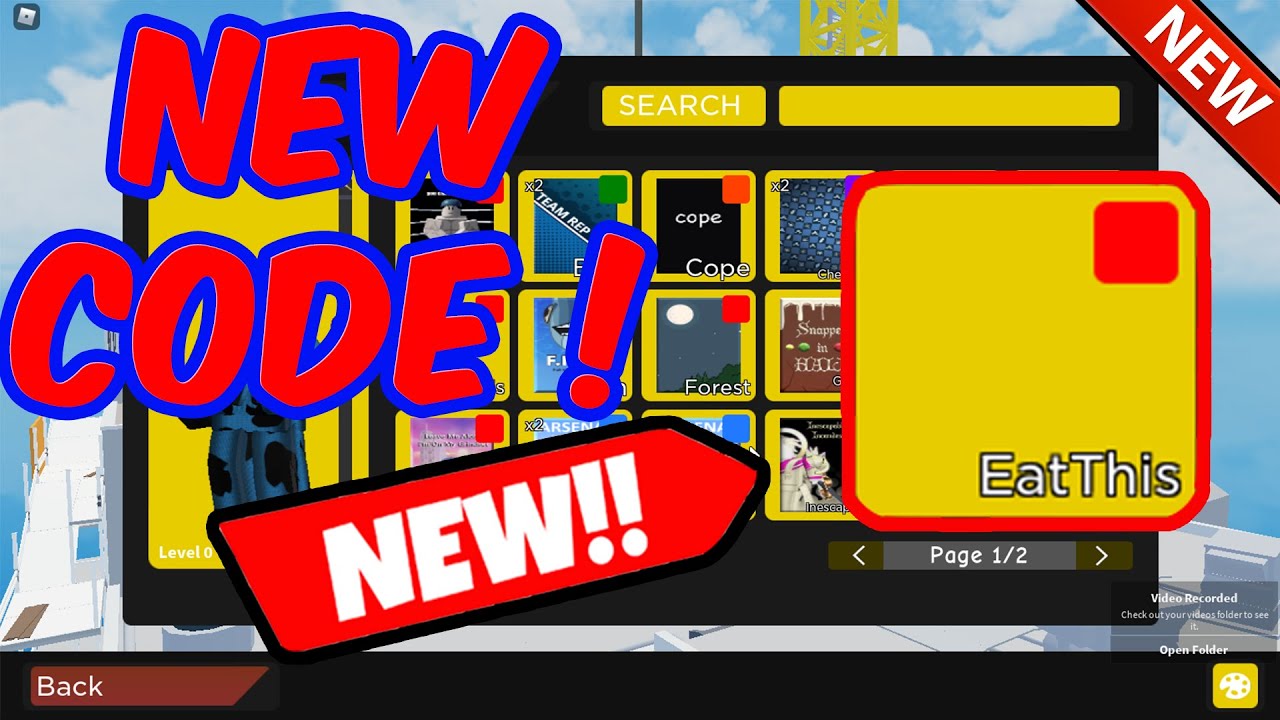 *NEW* ARSENAL CODE " BRUTE " !! - YouTube