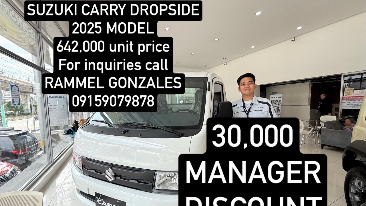 All new Suzuki carry DROPSIDE 2025 model with 30,000 cash discount use ...