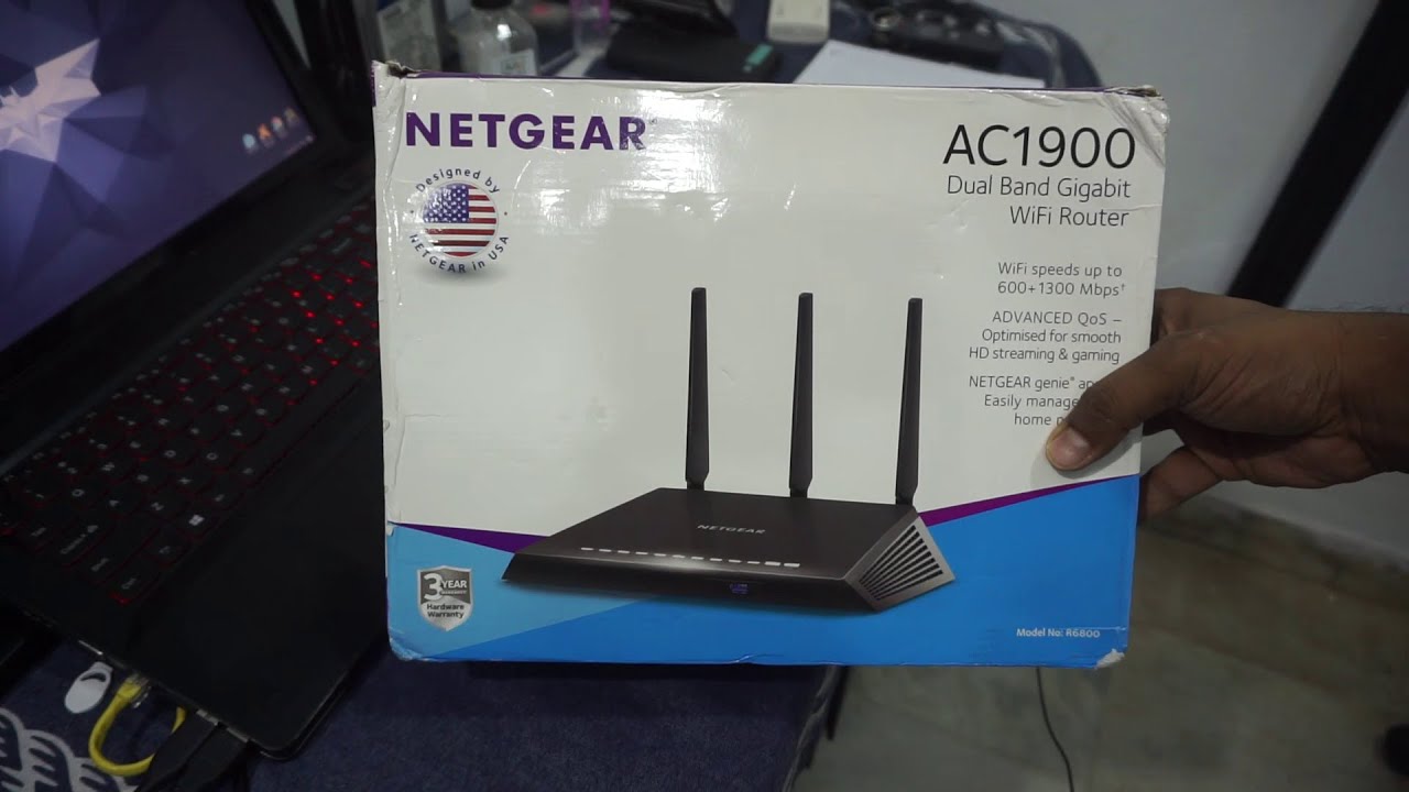 Netgear R6800 AC1900 Router Unboxing and First Look - YouTube
