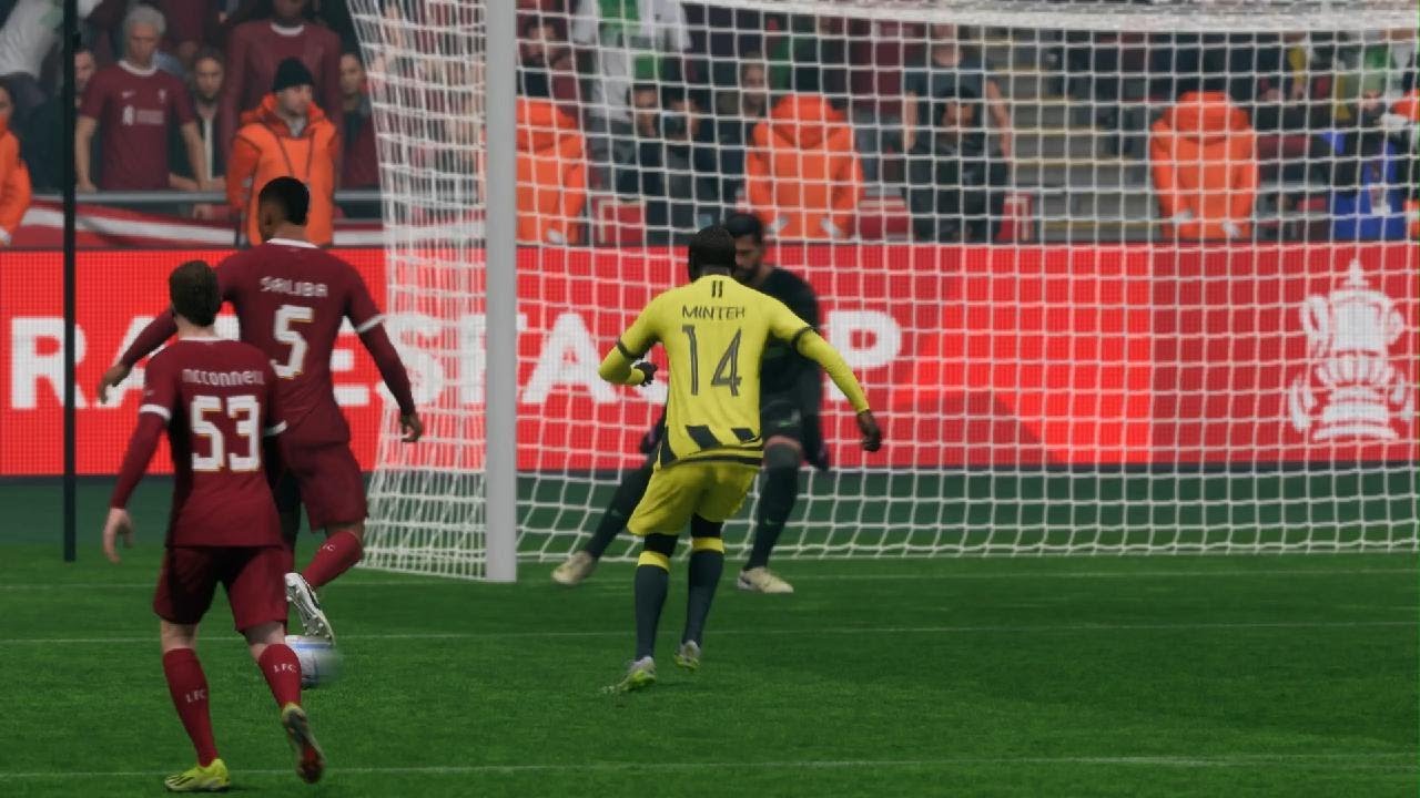 Yankuba Minteh 92' dramatic winning goal sinks Liverpool in FA Cup ...