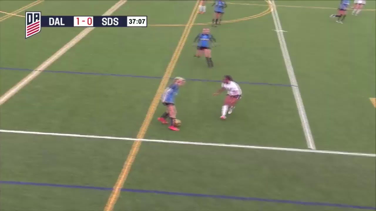 Girls DA Spring Showcase: Dallas Texans vs. San Diego Surf - YouTube