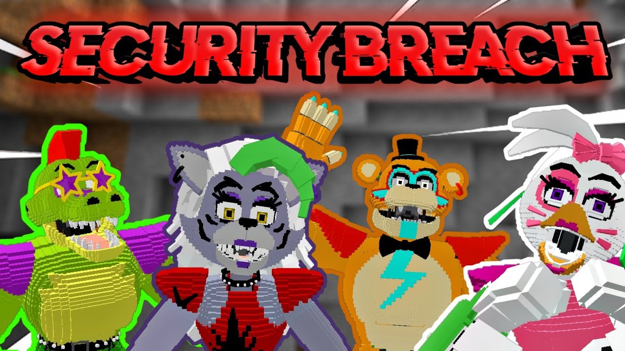 Five Nights at Freddy's Security Breach Addon Minecraft Bedrock 1.18 ...