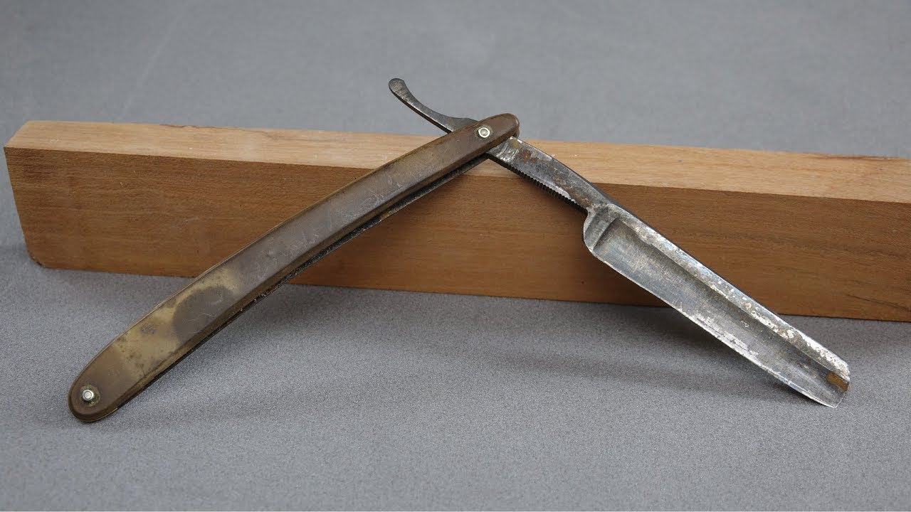Restoring an old Swedish straight razor (C.V.HELJESTRAND ESKILSTUNA ...