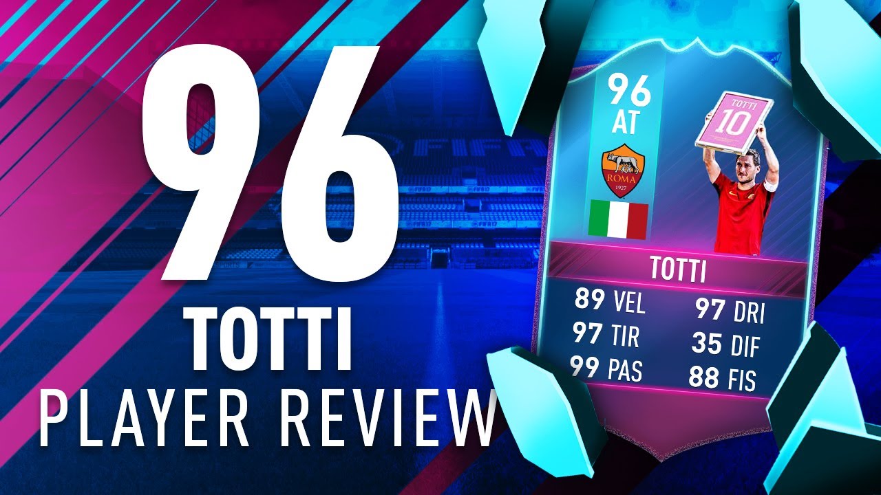 FIFA 17 | FRANCESCO TOTTI "ER PUPONE" SBC (96) | Player Review ...