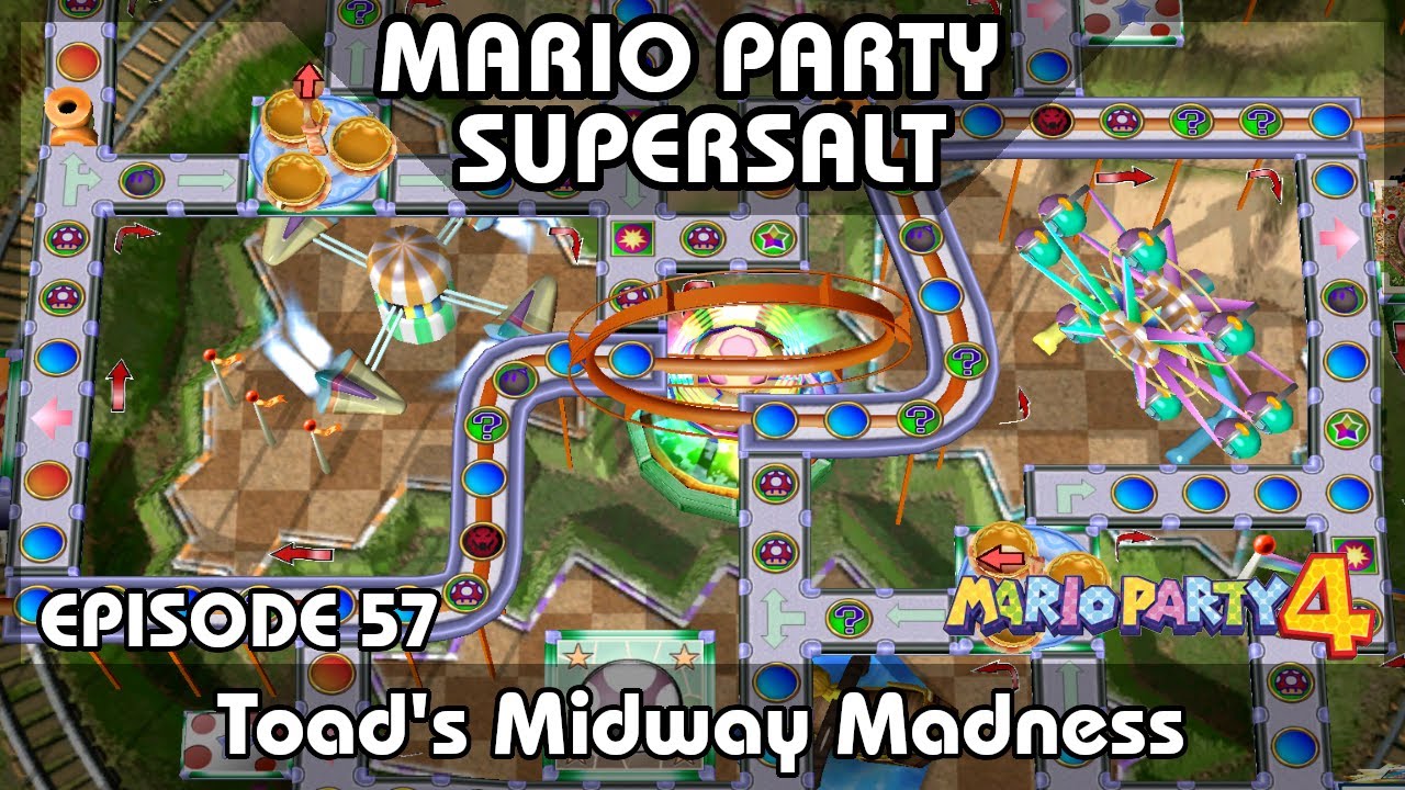 Mario Party SuperSalt #57: Toad's Midway Madness - Mario Party 4 - YouTube