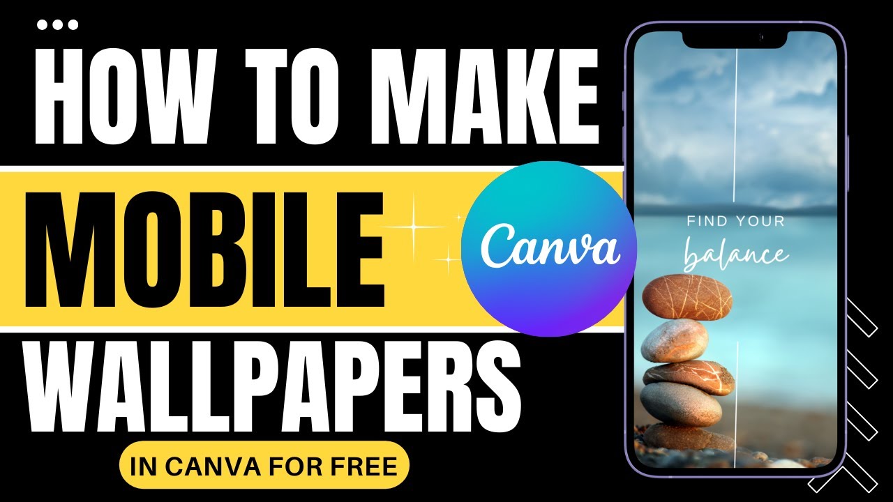 How to Make Mobile Wallpapers in Canva | Phone Background Tutorial for ...