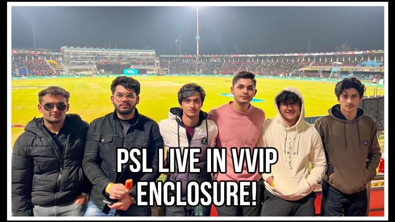 PSL MATCH IN VIP ENCLOSURE! (Caught) - YouTube