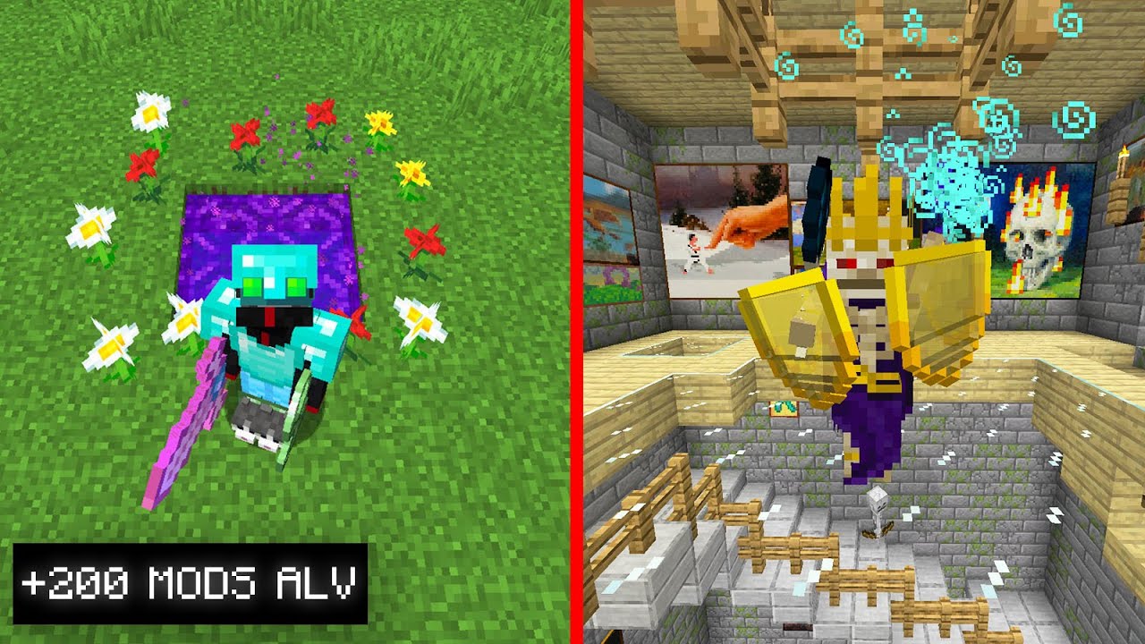 MINECRAFT pero con TODOS los MODS que EXISTEN T3! - PARTE 5 - YouTube