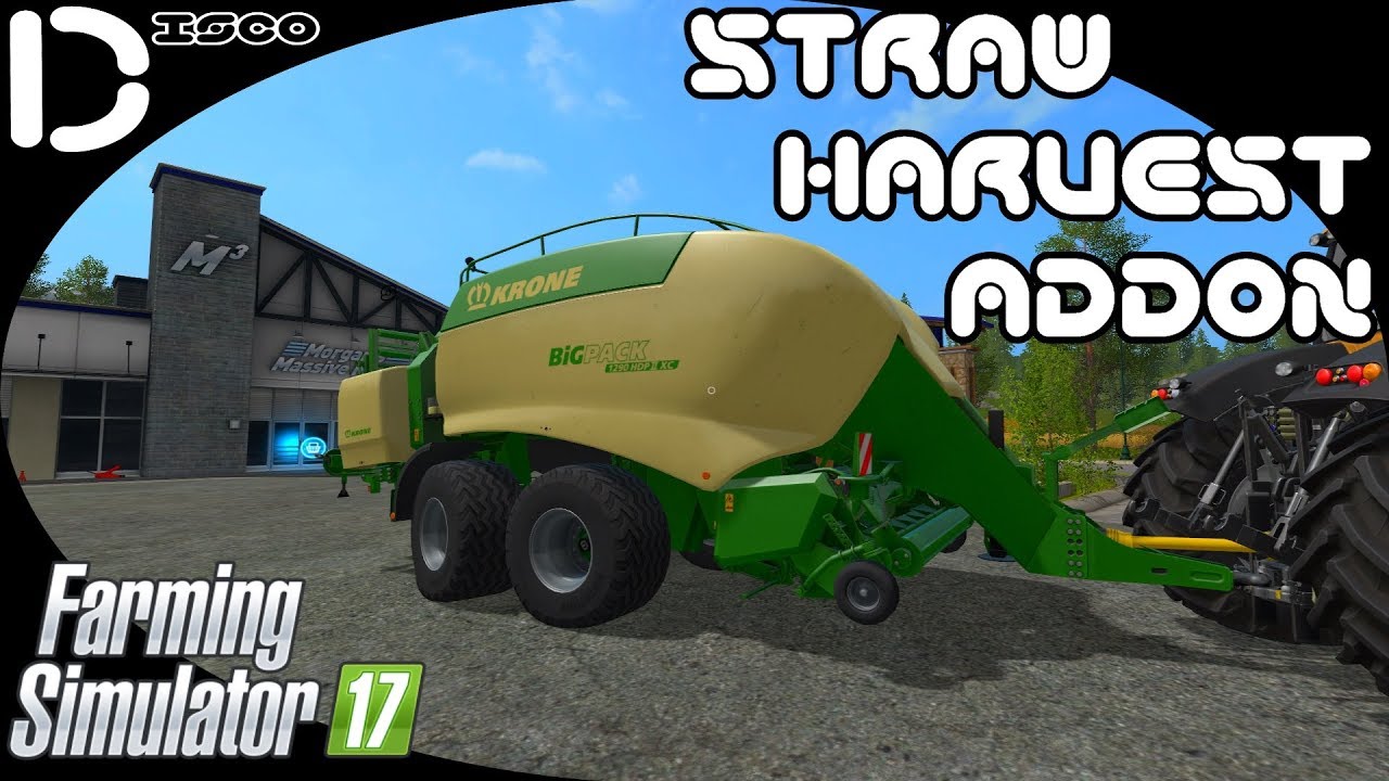 FS17 Straw Harvest Addon - YouTube
