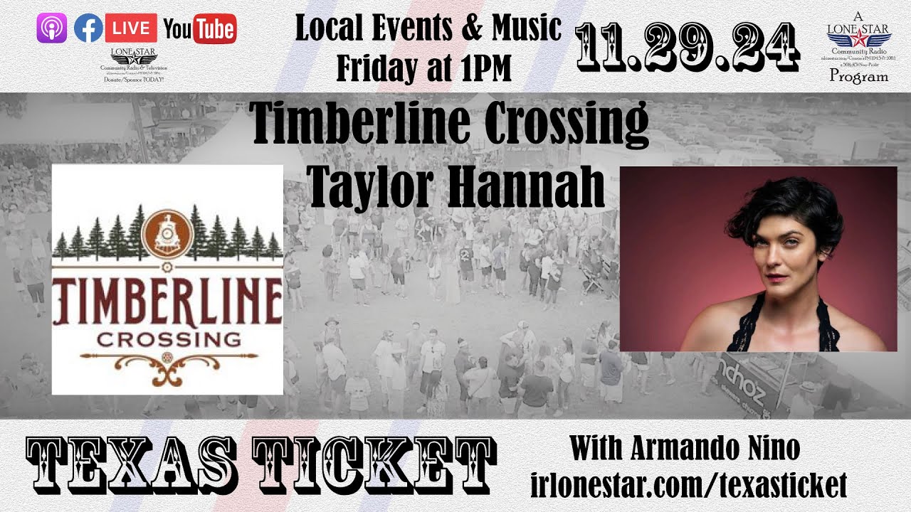 11.29.24 - Texas Ticket on Lone Star Community Radio - YouTube