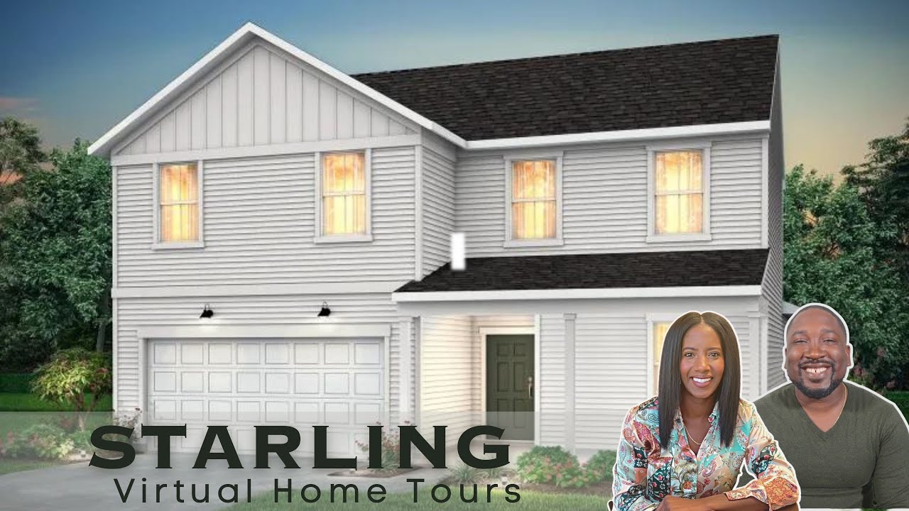 Starling Floor Plan | New Construction Homes in Columbia, SC | Centex Homes - YouTube