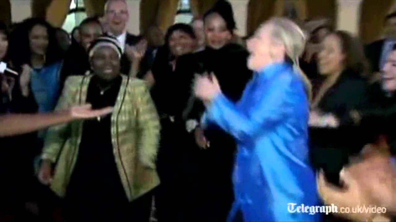 Hillary Clinton Dancing to Dubstep - YouTube