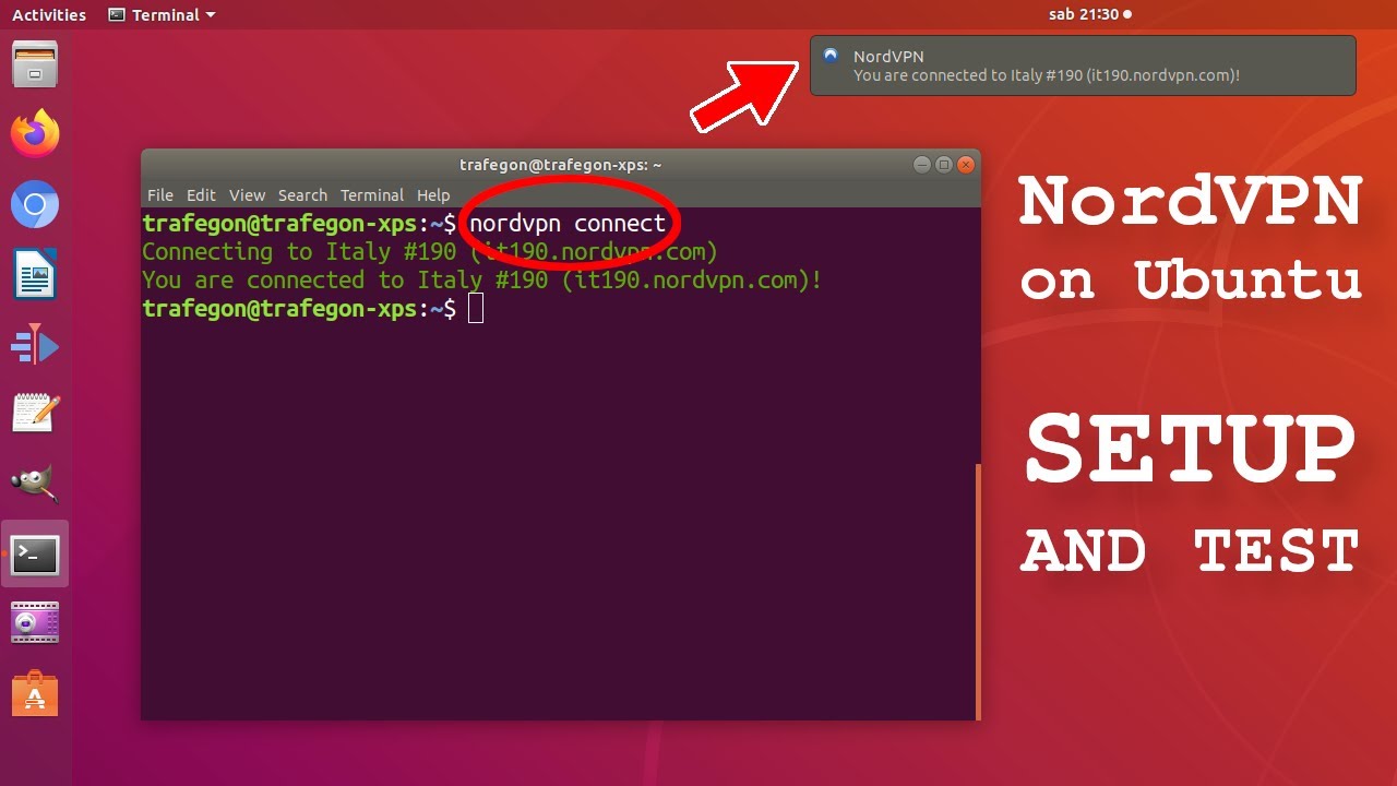 NordVPN on Ubuntu • Installation and test - YouTube