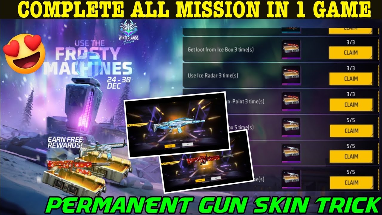 Use The Frosty Machines Event Mission Kaise Complete Karen | Free ...