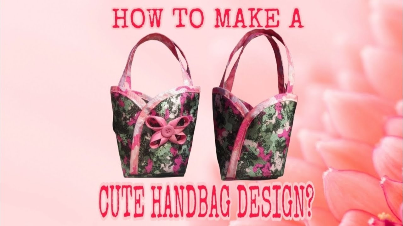 How to make a Cute Handbag Design? DIY - Handbag - YouTube