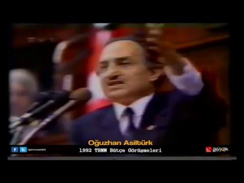 Oğuzhan Asiltürk | 1992 TBMM Bütçe Görüşmeleri
