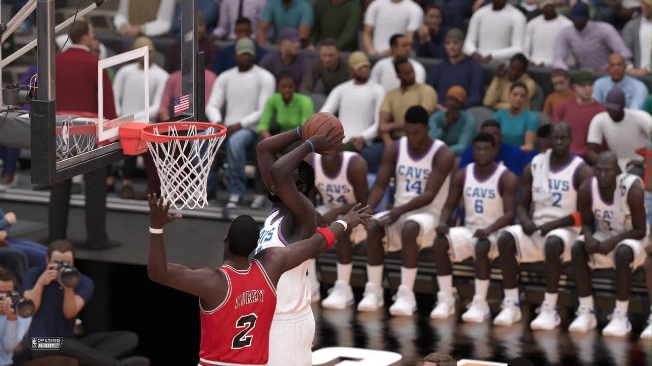 NBA 2K23 Darius Miles Cleveland Cavaliers vs Jalen Rose Chicago Bulls ...