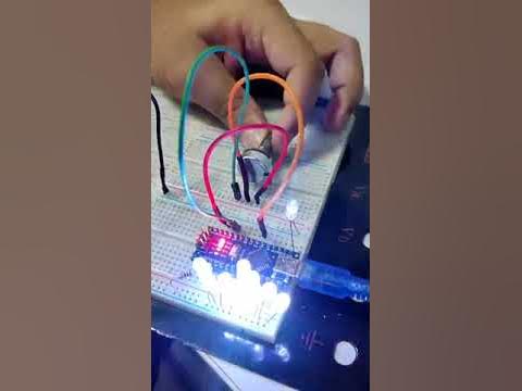 pisca 10 leds com potenciômetro - experimento 4 - YouTube
