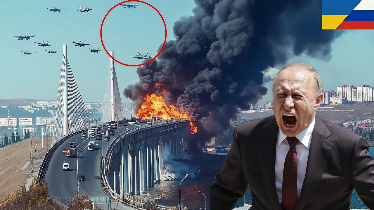1 minute ago! Russia's Crimean Bridge Is Destroyed Forever - Ukraine ...