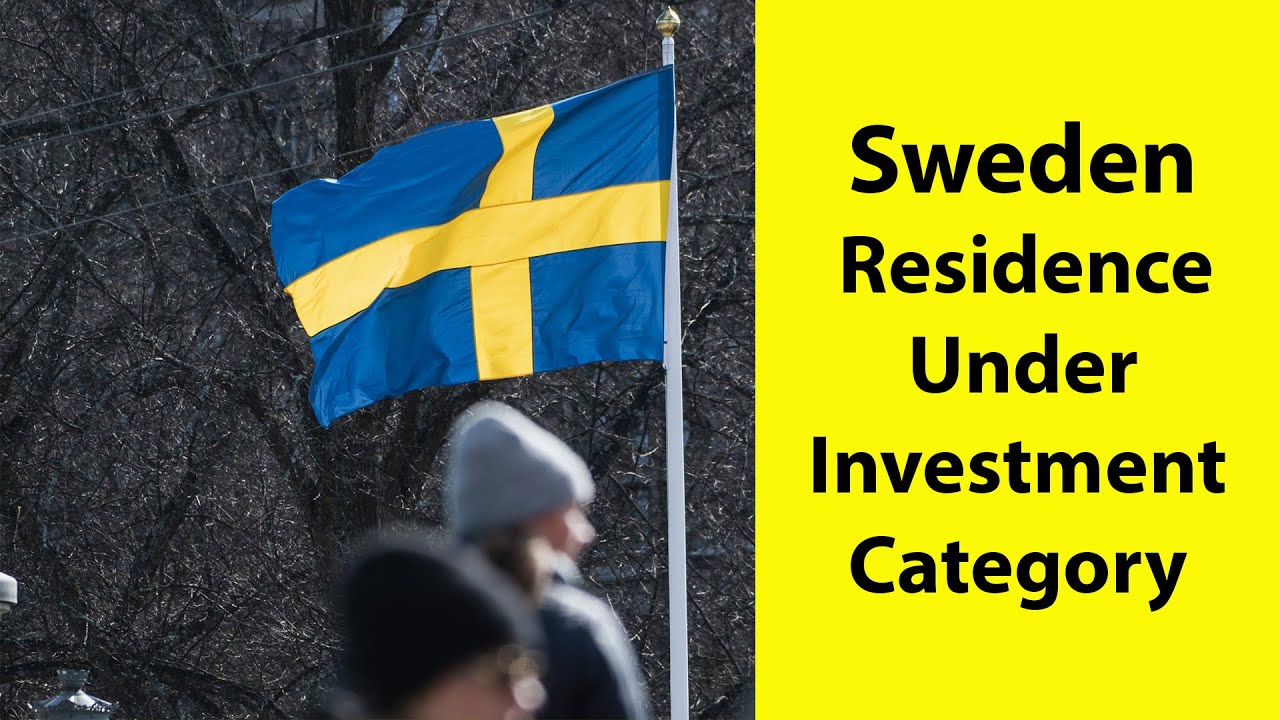 Sweden Investment Permit with family and children - YouTube