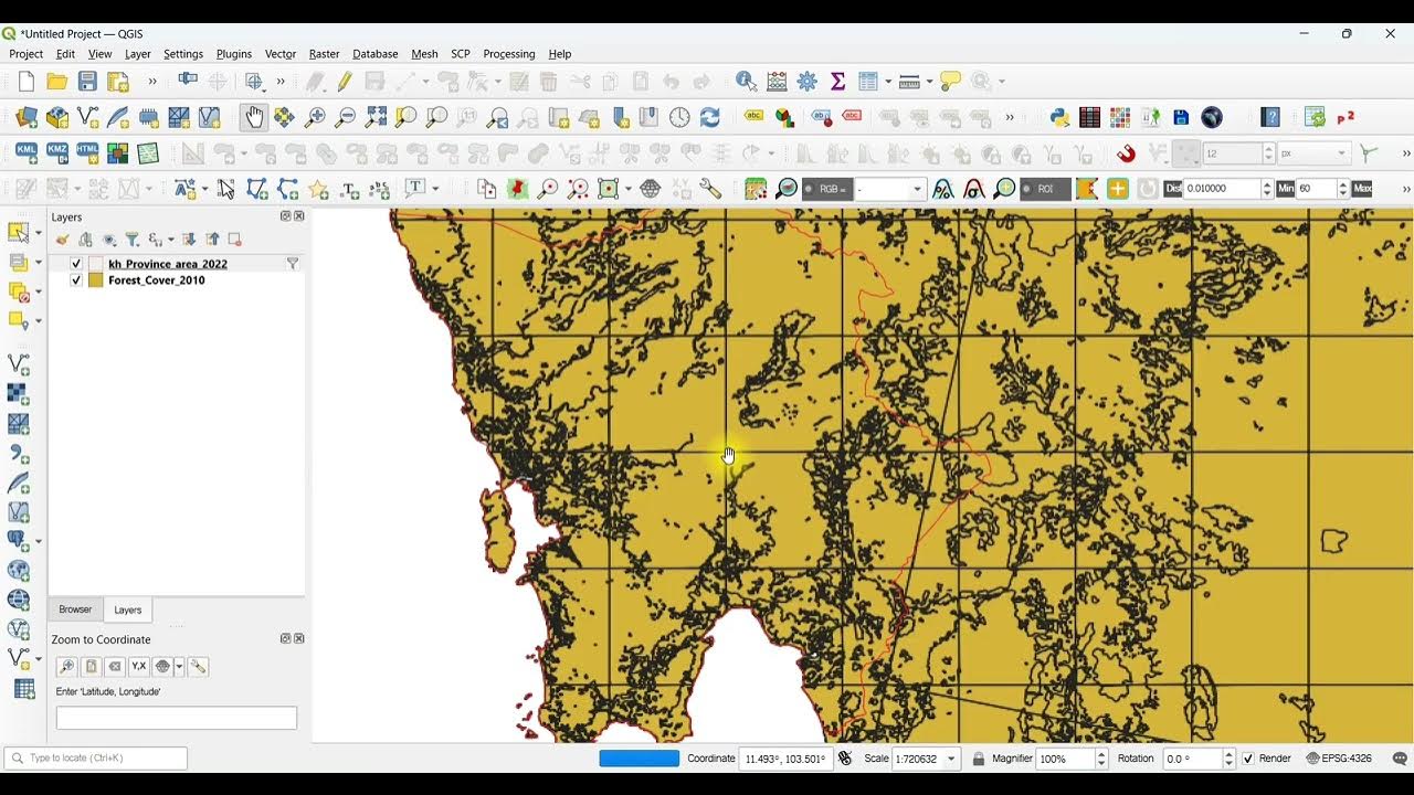 Fix geometry in Qgis - YouTube