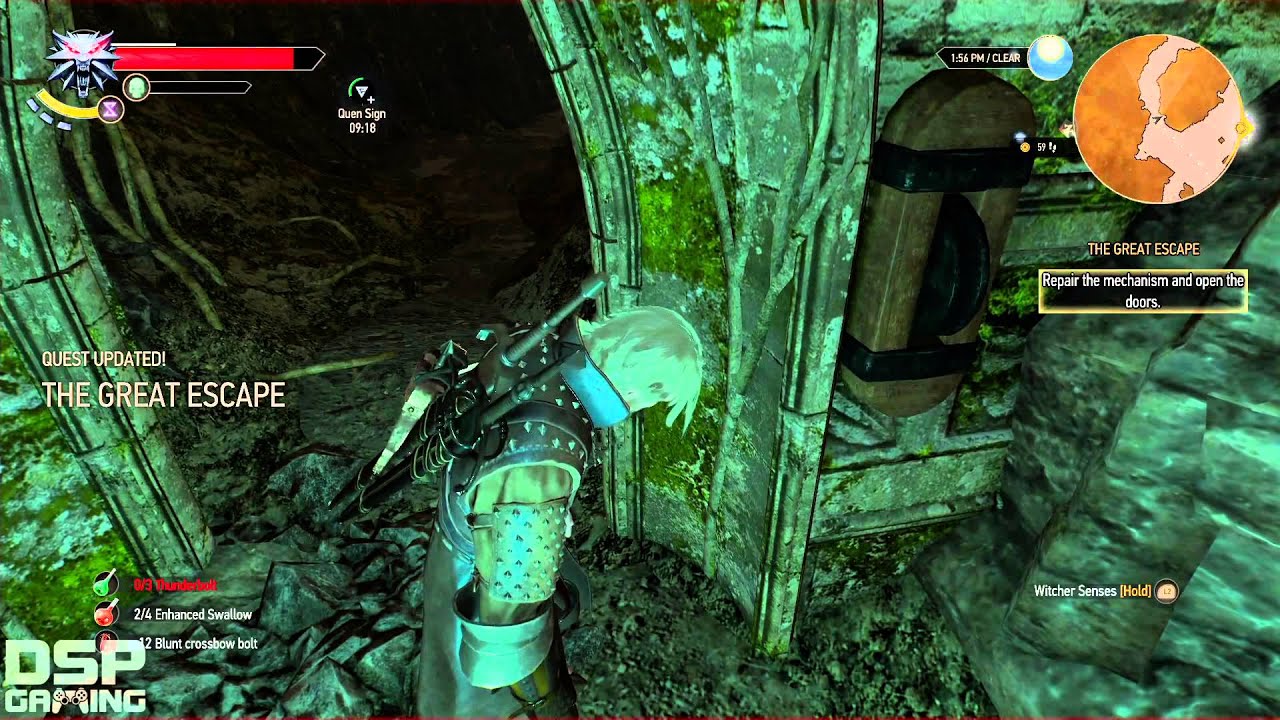 The Witcher 3 (PS4) playthrough pt159 - The Glitcher 3!/Jailbreak Time - YouTube