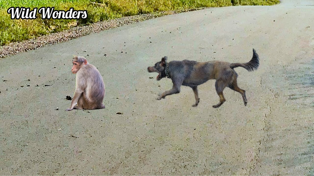 Look What Happened When This Dog Attacked Monkey - YouTube