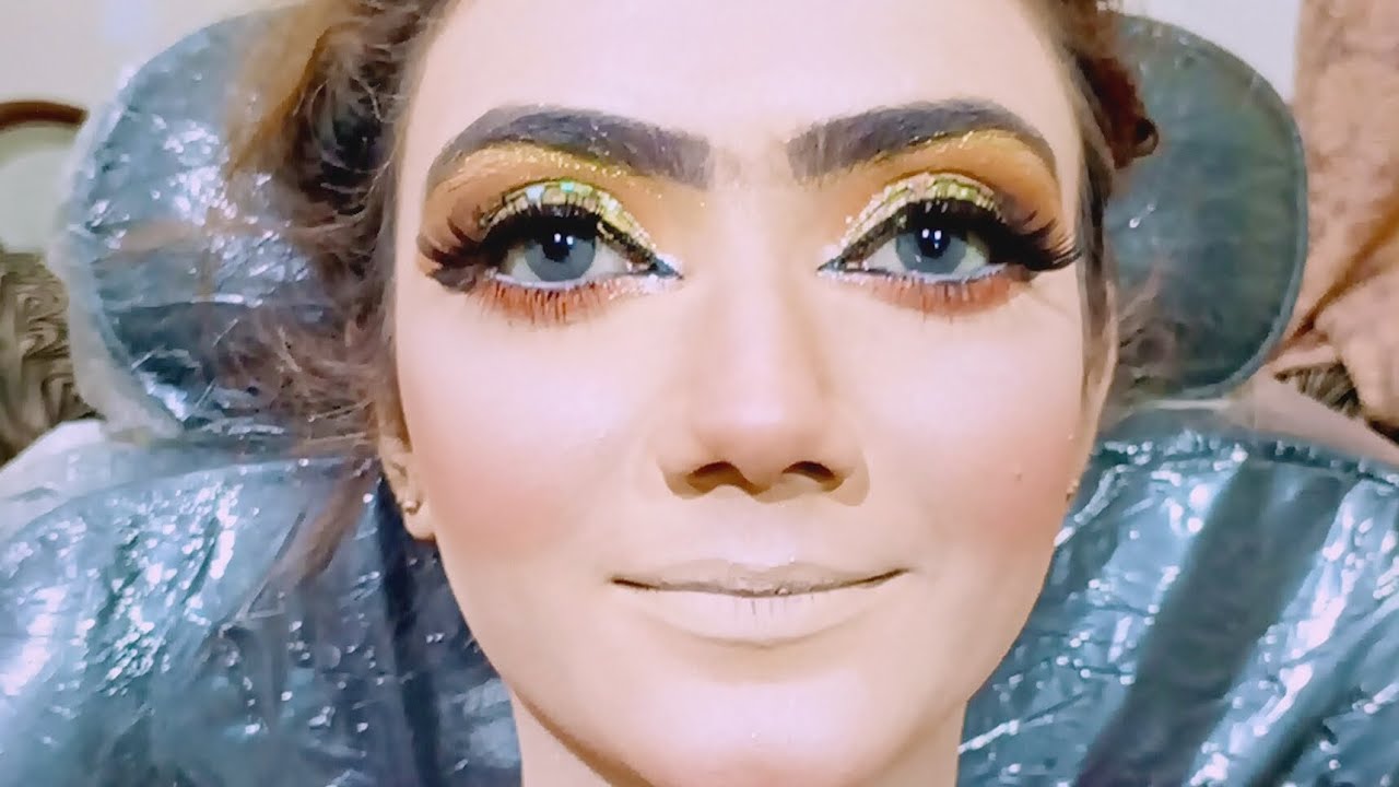 kashees maiyo mehndi makeup #makeuptutorial #eyemakeup #trend #viral # ...