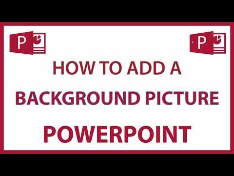 How To Add A Background Picture In A PowerPoint Slide Presentation ...
