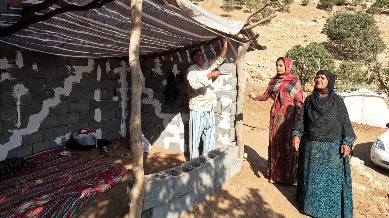 Setting up Tents in the New Place_ the nomadic lifestyle of Iran - YouTube