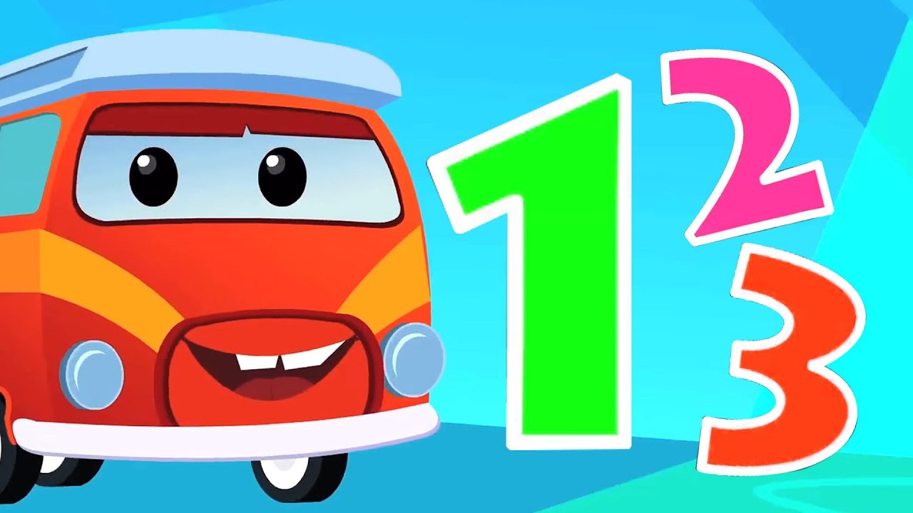 Numbers Song with Cars, Nursery Rhymes and Vidoes for Kids - YouTube