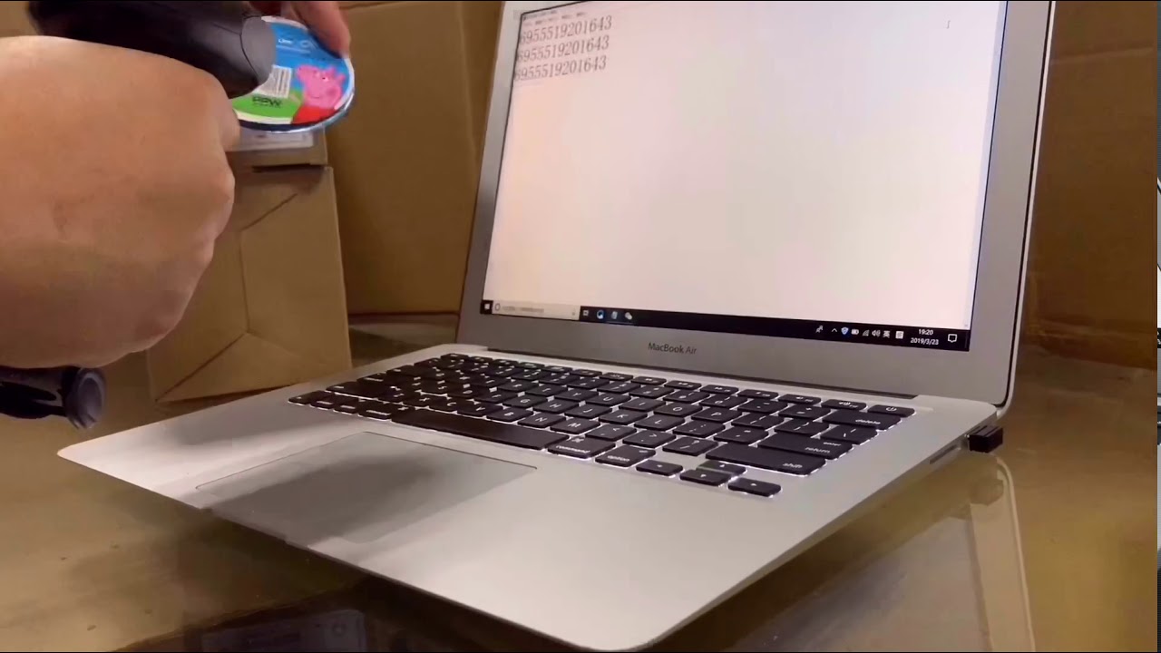 Asianwell-2011RB wireless Bluetooth 2D barcode scanner - YouTube