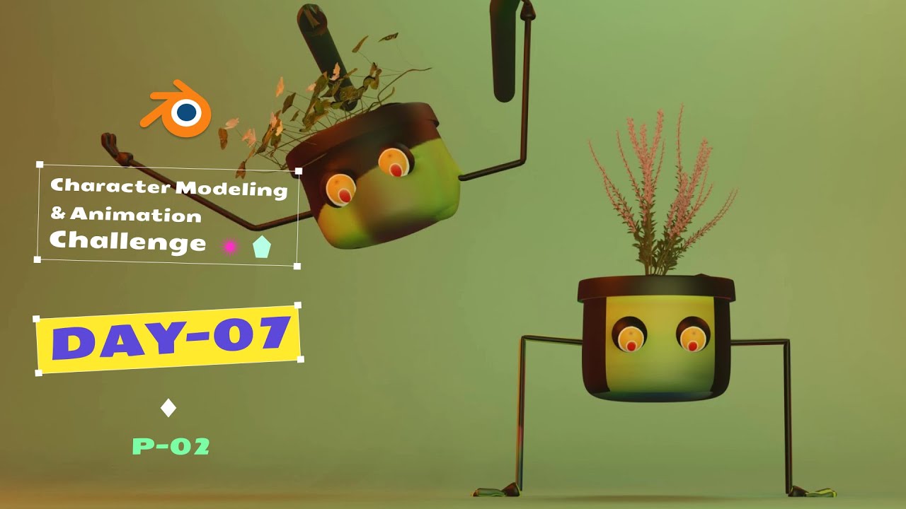 Unique Character Creation Challenge [DAY-07]: 3D Modeling in Blender ...