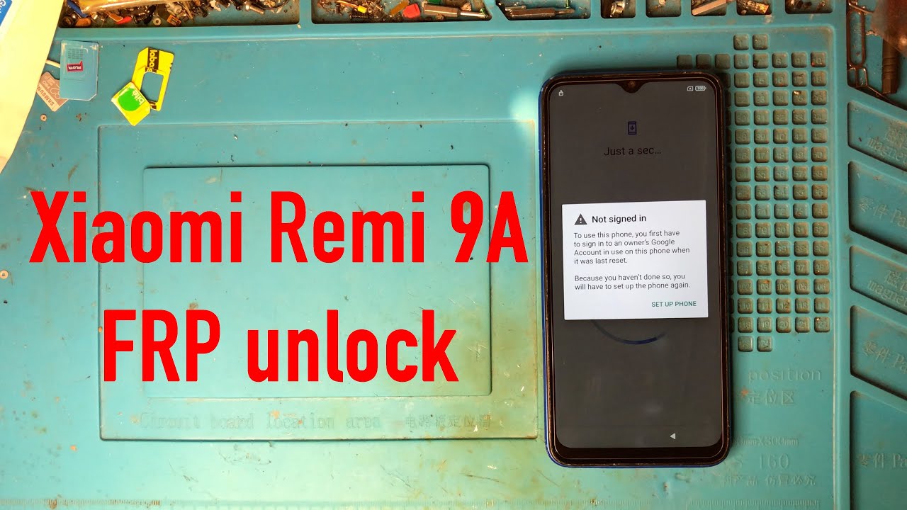 Xiaomi Redmi 9A ,FRP unlock - YouTube