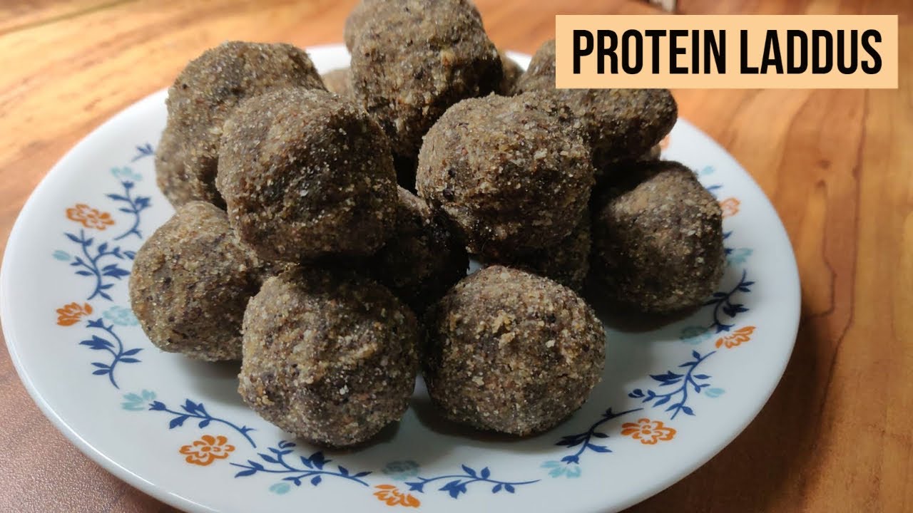 Protein laddu recipe | Healthy protein laddus for boosting energy ...