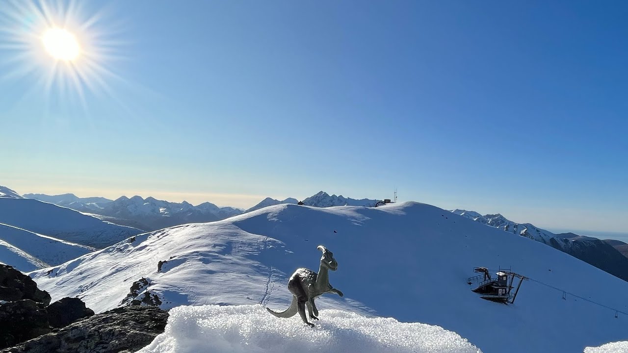 Rendezvous Peak - 35 mph wind gusts - YouTube