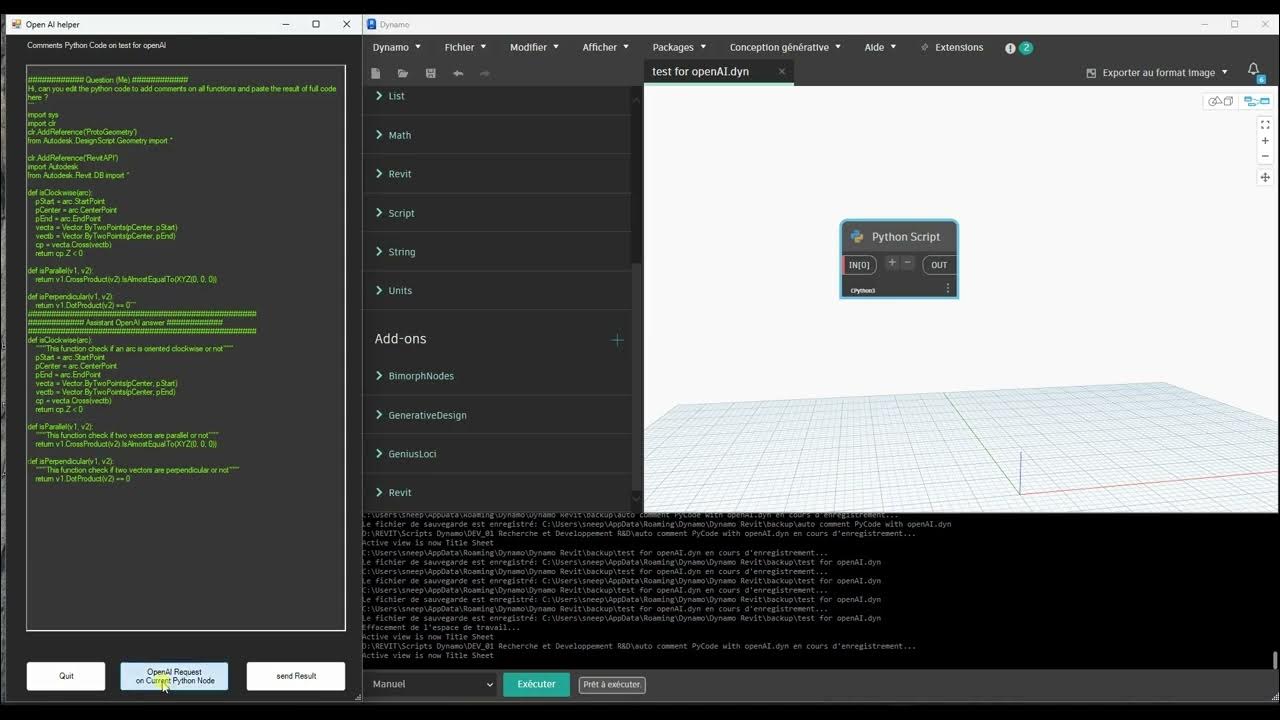 DynamoBim and Open AI - YouTube