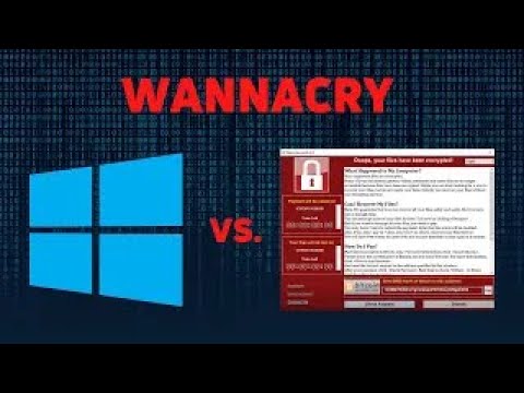 Running WannaCry Ransomware on Windows 10 - YouTube