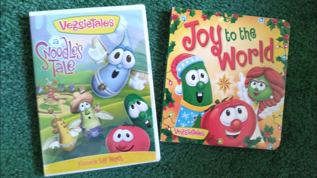 Unboxing Reprint book VeggieTales Joy to the World 🎄🥒🍅 plus another ...