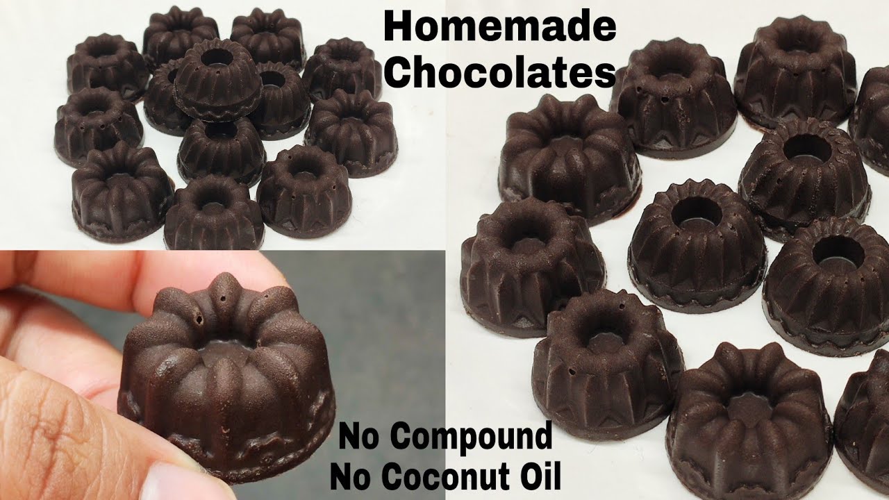 Homemade Chocolate Only 4 Ingredients Without Compound Chocolate ...