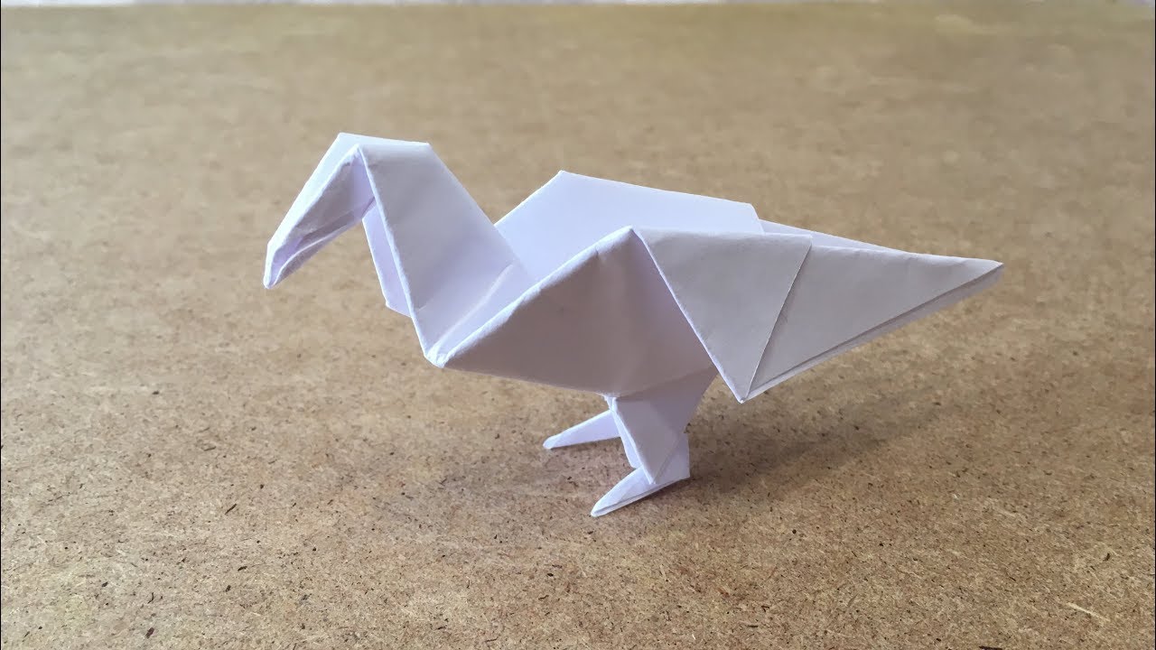 Origami Birds | How to make a paper crow - origami paper bird - YouTube