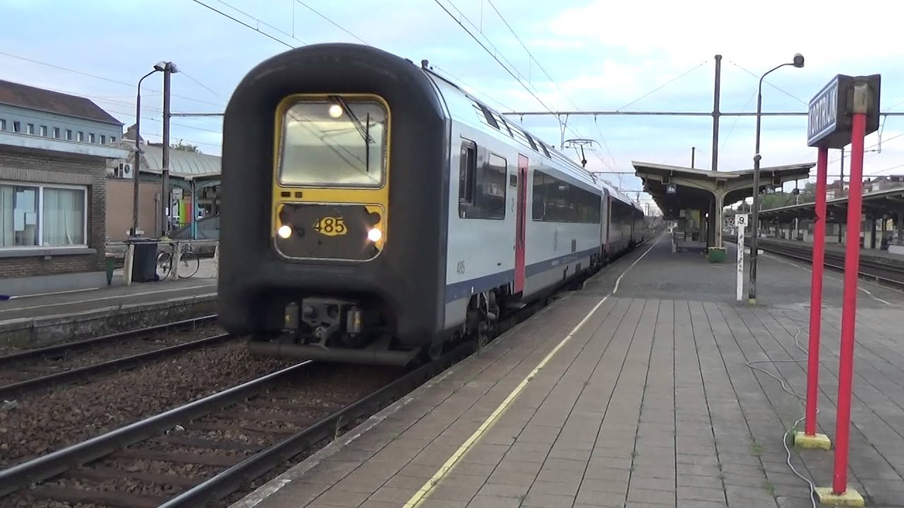 AM 96 485 vertrekt in station Kortrijk - YouTube
