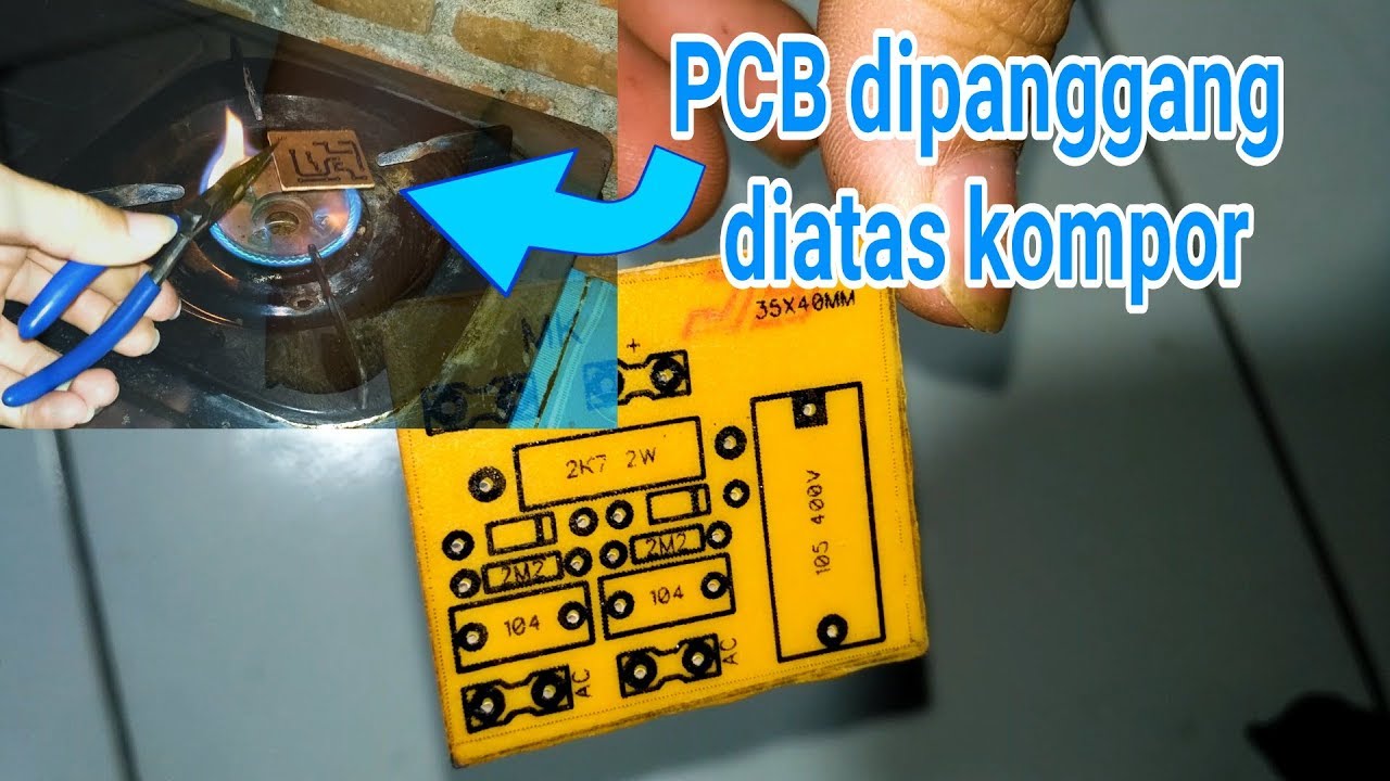 CARA membuat dan cetak PCB sendiri - YouTube