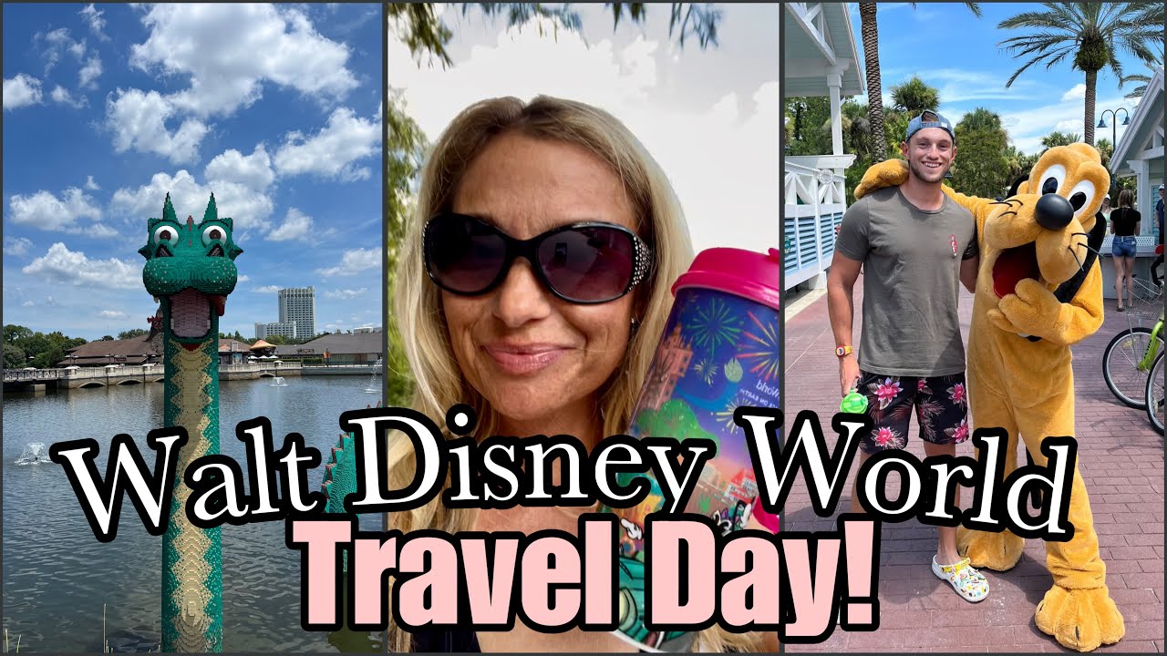 Disney World Travel Day Vlog! Visit THREE Deluxe Resorts! - YouTube