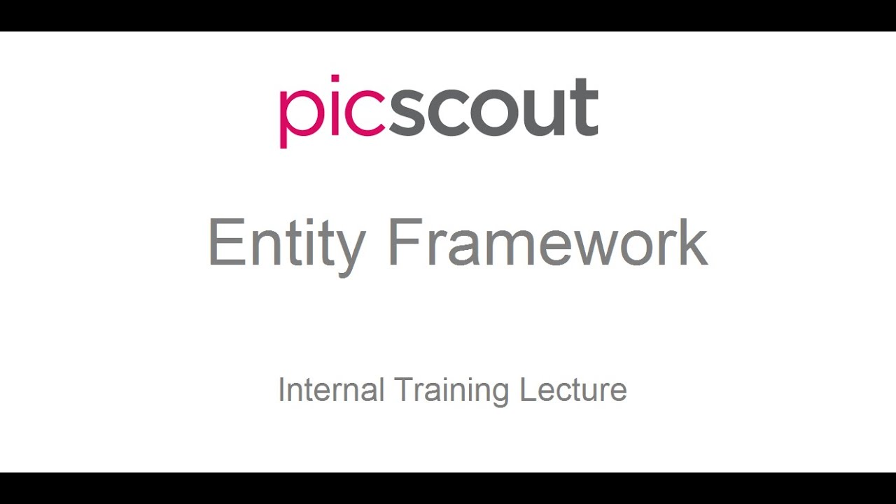 Entity Framework - PicScout - YouTube