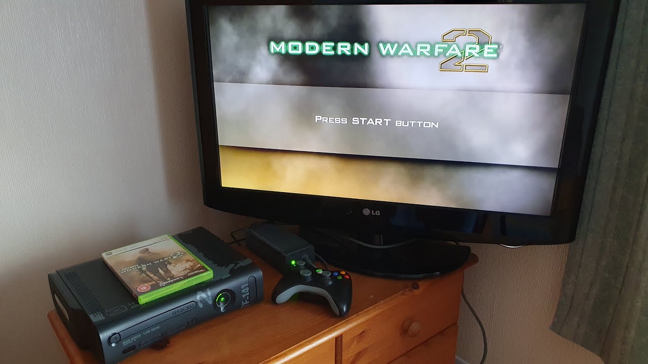 250GB Limited Edition Microsoft Xbox 360 Modern Warfare 2 Console ...
