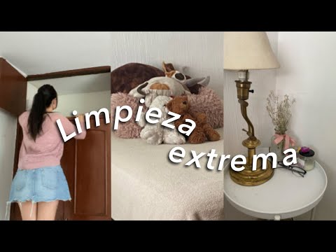 Organizando y limpiando mi cuarto 🫧