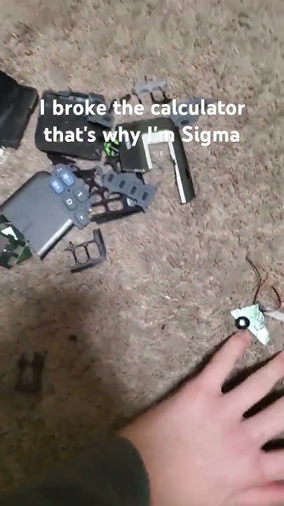 Calculator broken - YouTube