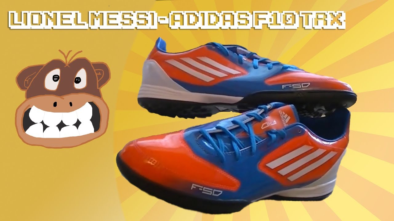 Lionel Messi - Adidas F10 TRX Football Trainers Unboxing Review (HD ...