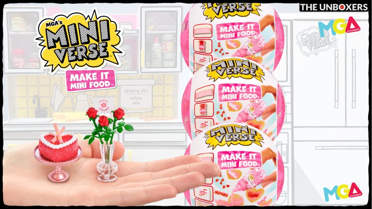 MGA's Miniverse Make It Mini Food Valentine's, will we find roses ...